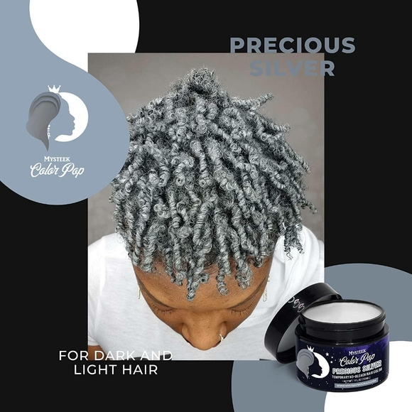 Kooky'S Kloset | Hair | Mysteek Naturals Color Pop Precious Silver ...